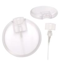 China Polypropylene Perfume Spray Bottles 20ml Round Shape Water Bottle for sale