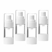 China Plastic PP 15ml White Airless Pump Bottle Packaging Cosmetic for sale