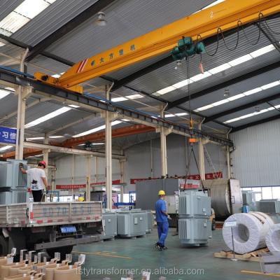 Cina TOROIDALE Struttura della bobina 13.8kv 400v Trasformatore di olio 25 kVA 3 fasi per la distribuzione di energia in vendita