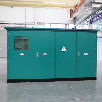 China Aluminium 500KVA 630KVA 800KVA 1000KVA 1250KVA 1500KV 1600KVA YB Type Box Substation Te koop