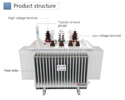 China 1000kva 15 KV Three Phase Electric Power Transformer with TOROIDAL Coil Structure for sale