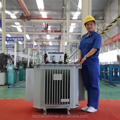 Cina 500KVA 630KVA Trasformatore di potenza trifase da 13,2KV a 480V per distribuzione immersa in olio in vendita
