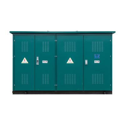 China YB Type Box Substation 11kv 630KVA 800KVA 1000KVA 1250KVA Buitenaangebouwde transformator Te koop