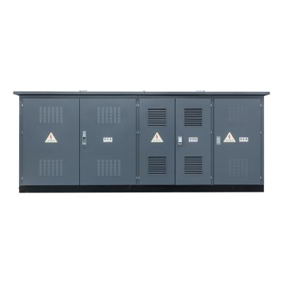China YB Type Box Substation 11kv 630KVA 800KVA 1000KVA 1250KVA Buitenaangebouwde transformator Te koop