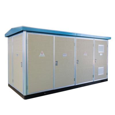 China Elektrische Komplett-Kompakte-Kübikel-Stromtransformatorunterstation mit drei Phasen 10KV 11KV zu verkaufen