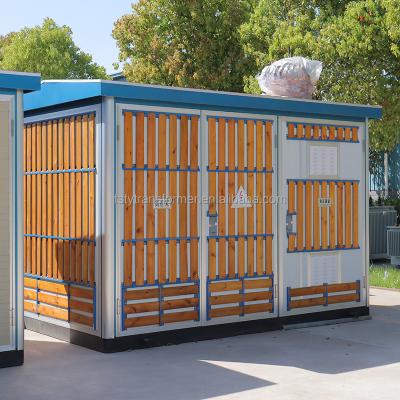 Cina Sottostanza di trasformer compatta prefabbricata all'aperto da 10 KV a 11 KV a 12 KV con box design in vendita