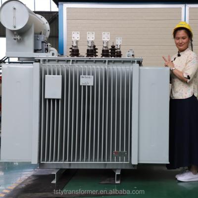 China Transformador de potência trifásico imerso em óleo série S13 com grupo vetorial Dyn11 / Yyn0 à venda