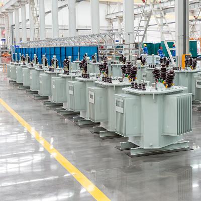 China Oil-immersed Power Transformer 10KVA-50000KVA for 50/60Hz Frequency Encapsulation for sale