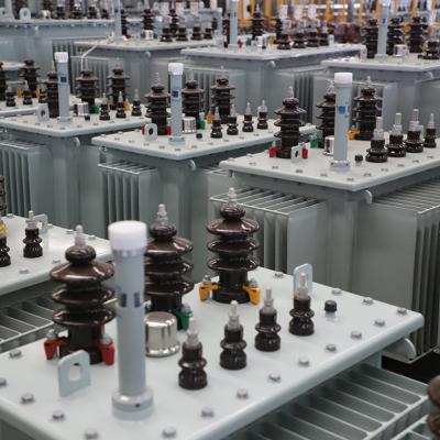 中国 10kV 1000kVA 銅/アルミの3相油浸し配送トランスフォーマー 販売のため