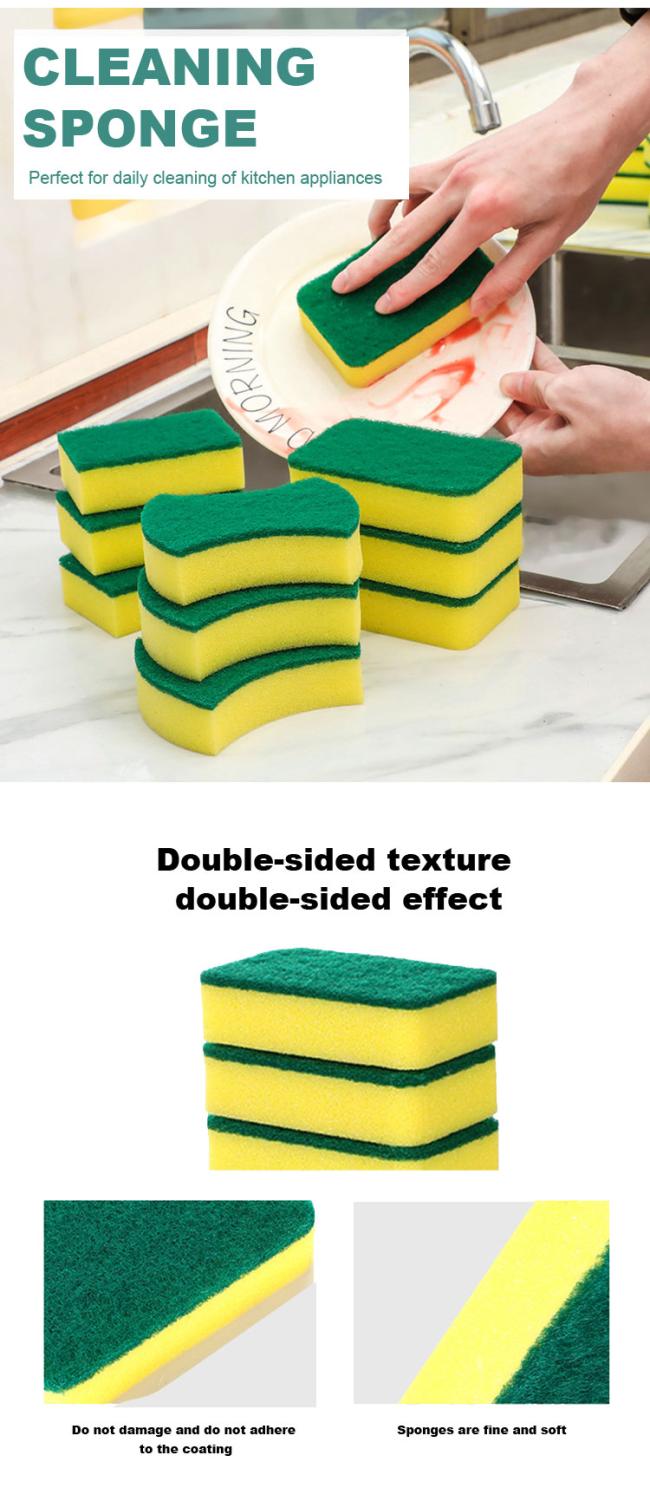 Available color options for sustainable sponges