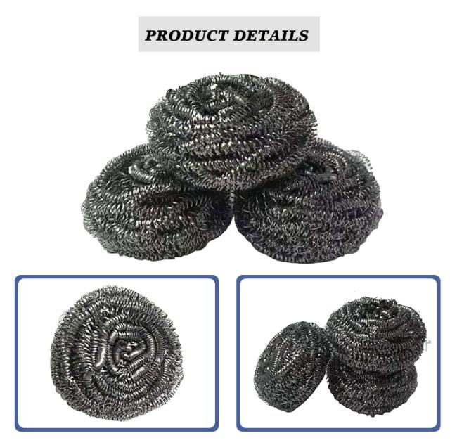Packaged stainless steel cleaning balls ready for commercial distribution