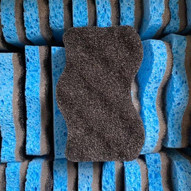 Custom branded cellulose sponges