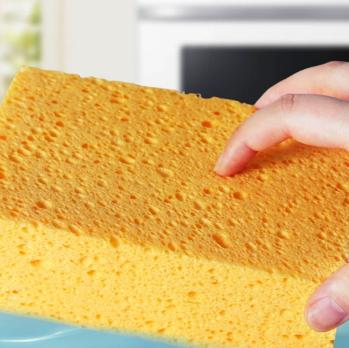 Quality Soft Flex Texture Sponge Rectangular 10x6x3cm High Performance With Rich Bubbles for sale