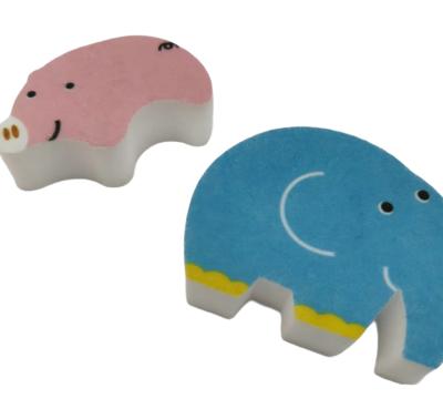 China Custom Cartoon Magic Sponge Eraser 8kg/M3 Long Lasting For Electronics Vents for sale
