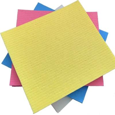 China Customizable Cellulose Cleaning Cloths Kitchen Sponge Cloth Sustainable Washable for sale