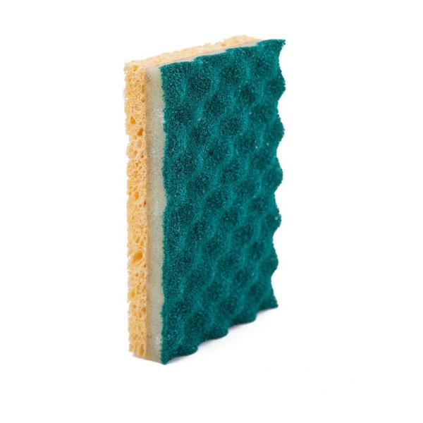 Quality 11*7*2cm Cellulose Sponge Scourer Eco Friendly OEM ODM For Deep Cleaning for sale