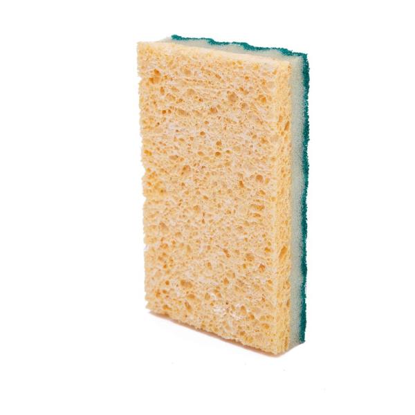 Quality 11*7*2cm Cellulose Sponge Scourer Eco Friendly OEM ODM For Deep Cleaning for sale