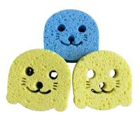 Quality Compostable Cellulose Kitchen Sponges Various Shape Disposable for sale