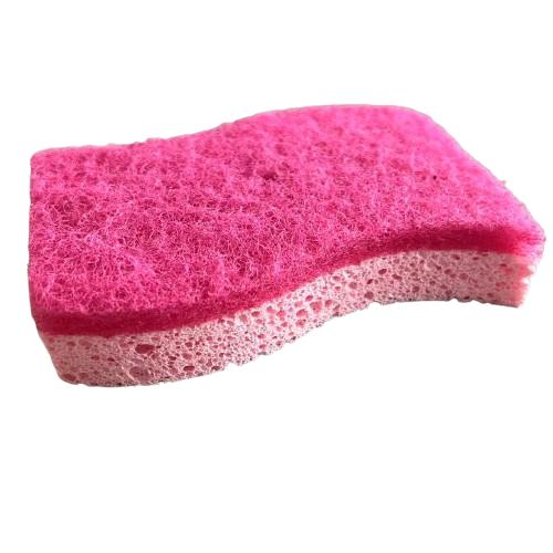 Quality Compostable Household Cellulose Scrub Sponge Kitchen Cellulose Sponge 4"X3"X1" for sale