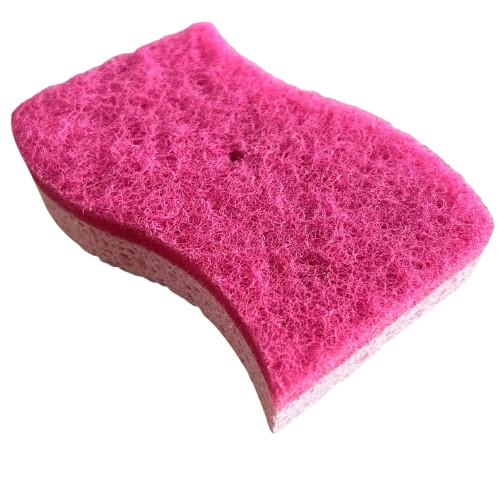 Quality Compostable Household Cellulose Scrub Sponge Kitchen Cellulose Sponge 4"X3"X1" for sale
