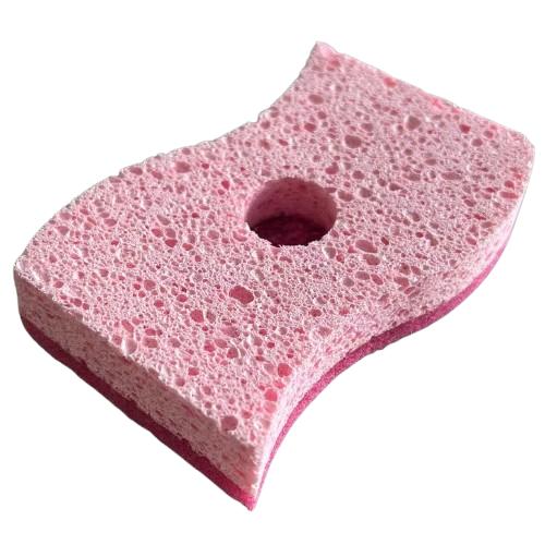 Quality Compostable Household Cellulose Scrub Sponge Kitchen Cellulose Sponge 4"X3"X1" for sale