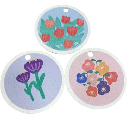 Quality Quick Dry Cellulose Kitchen Sponge Reusable Eco Friendly Printing Pattern For for sale