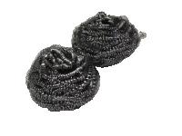 Quality 304 Metal Wire Sponge Rustproof Durable Stainless Steel Scourer Food Grade for sale