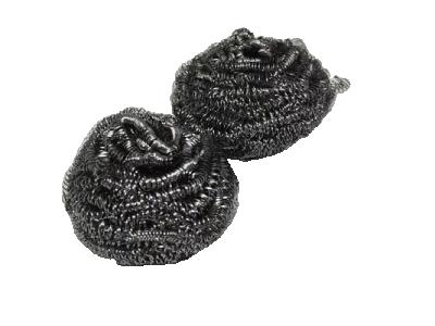 China 304 Metal Wire Sponge Rustproof Durable Stainless Steel Scourer Food Grade for sale