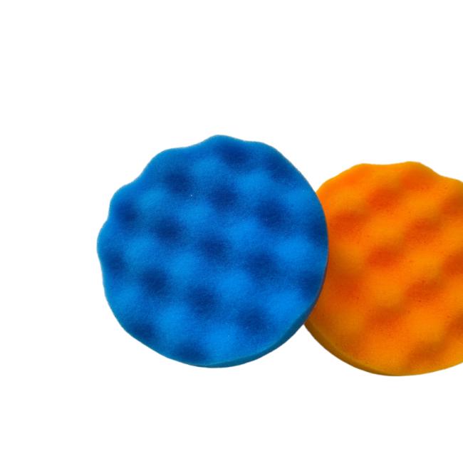 Donghui polishing pad showing adhesive backing