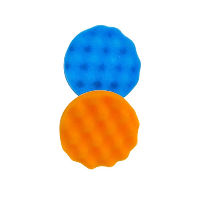 Size comparison of polishing pads