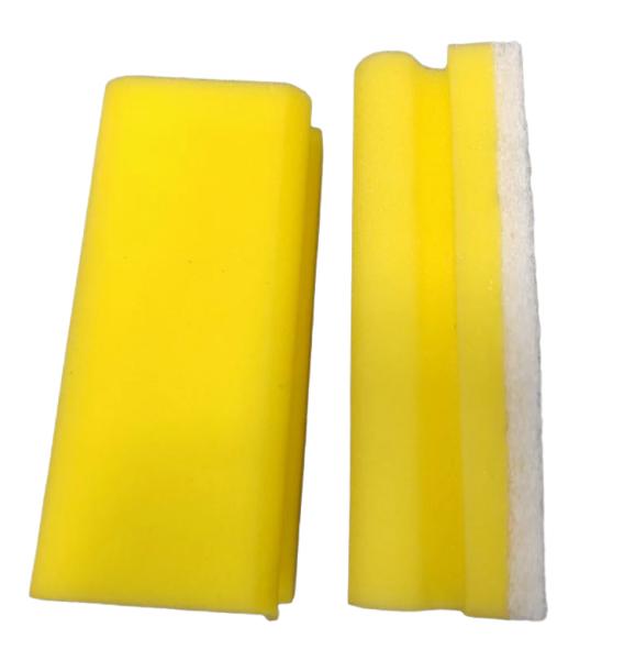 Quality Yellow Car Washing Sponge Long Strip Grip High Absorption Eco Friendly for sale