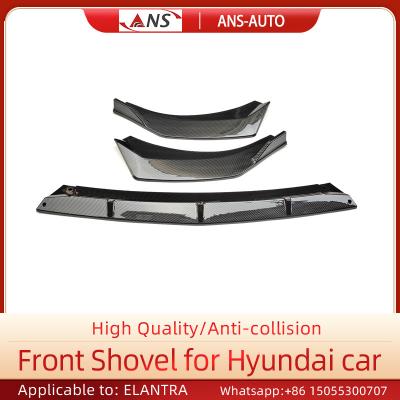 China Pvc Front Bumper Lip Splitter, Hyundai Elantra Front Spoiler Car Te koop