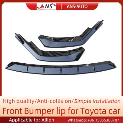 China Abrasion Resistant Front  Car Bumper Lip Pointed Shape For Toyota Allion for sale