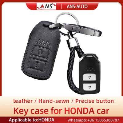 China Het Leerauto Zeer belangrijk Geval Gedrukt Logo With Precise Button van Wearproofhonda Te koop