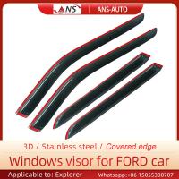 China Sleek Smoke Window Visor ISO9001 Ford Explorer Rain Guards for sale