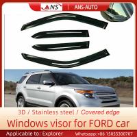 China Sleek Smoke Window Visor ISO9001 Ford Explorer Rain Guards for sale