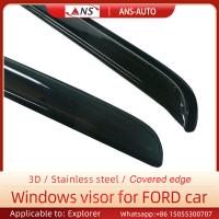 China Sleek Smoke Window Visor ISO9001 Ford Explorer Rain Guards for sale