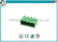 China Right Angle High Voltage Terminal Block Connector 5.08mm Pitch 300V 20A Waterproof PCB Header for sale