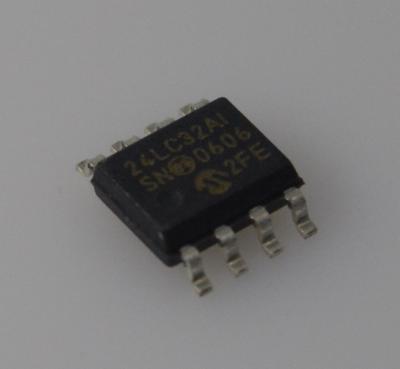 China 24LC32A-I/SN 32K I2C EEPROM 400kHz Speed 1M Write Cycles 2.5-5.5V Range 64-Byte Page Industrial Grade Low Power RoHS Compliant Compact SOIC-8 Package for sale