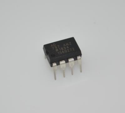 China AD797ANZ Ultralow Noise (0.9nV/√Hz) Op Amp with 0.1µV/°C Drift 110dB CMRR 8-Pin DIP 80MHz Gain-Bandwidth High Speed (20V/µs) for Precision Instrumentation Applications for sale