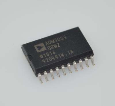 China ADM3053BRWZ 5kV rms Isolated CAN Transceiver with Integrated Isolated DC-DC ISO 11898-2 1Mbps High CMTI SOIC-20 Package for Industrial Networks and Motor Control for sale