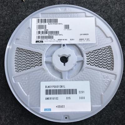 중국 BLM31PG601SN1L 600V/3A 전력 인덕터 저 16mΩ DCR 고전류 우수한 소음 억제 폭 -55°C ~ +150°C 범위 AEC-Q200 1등급 고급 재료 자동차 및 산업용 안정성 판매용