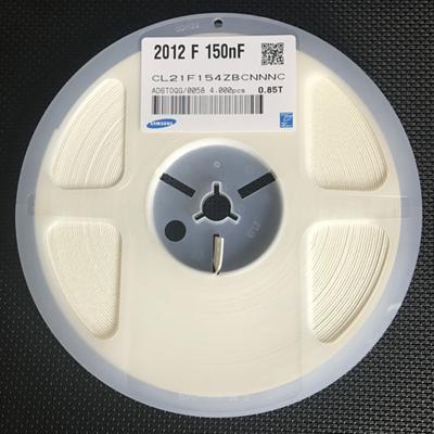 China CL21F154ZBCNNNC MLCC 0.15µF Capacitor ±80% Tol 16V Rating Z5U Dielectric 0805 Case Wide +10°C to +85°C Range General Purpose RoHS Tape and Reel Packaging for sale