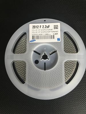 China CL21F225ZOFNNNE MLCC 2.2µF High Capacitance ±80% Tol 25V Rating Z5U Dielectric 0805 Case Compact Size +10°C to +85°C Range General Purpose Tape & Reel for sale