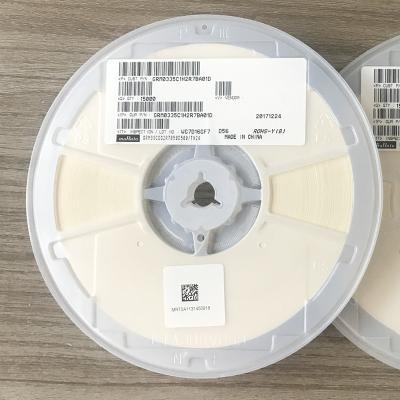 중국 작은 2.7pF 0402 MLCC 고전압 50V C0G/NP0 안정성 높은 Q 저손실 자동차 및 산업용 용품 판매용