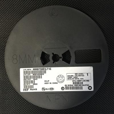 China MMBT5551LT1G High Voltage NPN Transistor 160V VCEO, 300mA IC Low Saturation Voltage SOT-23 Package Halogen-Free Green Material Ideal for Amplification and Switching Circuits for sale
