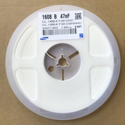 China CCL10B473KO8NNNC 47nF 16V C0G 0603 MLCC ±10% Tol Ultra-Stable Low Loss NP0 Characteristic High Q Value Ni Barrier RoHS  Tape & Reel for sale