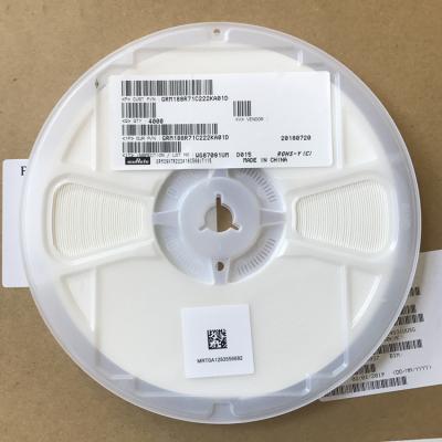 China GRM188R71C222KA01D 2.2nF MLCC 16V Rating X7R Dielectric 0603 Case 10% Tolerance High Frequency Stable Performance Ideal for Filtering and Resonant Circuits for sale