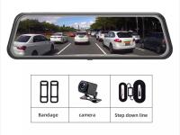 China 10Inch IPS 2.5D 4K GPS Dash Cam Dash And Reverse Camera Touch Screen for sale