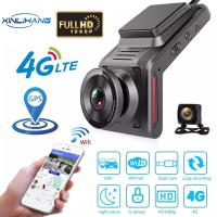 China 4G WiFi Car DVR Smart Android Dash Cam GPS With Rearview Support APP Control for sale